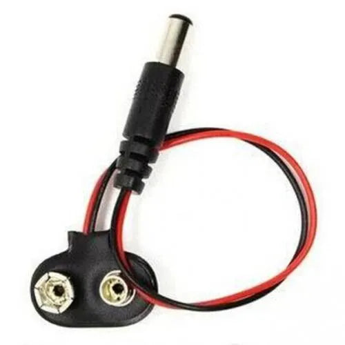 Buy 9v Battery Plug Snap Connector + DC Jack - SunRobotics