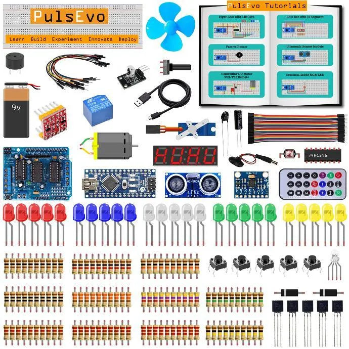 Buy Arduino Nano Super Starter Kit - Best for Beginners | SunRobotics