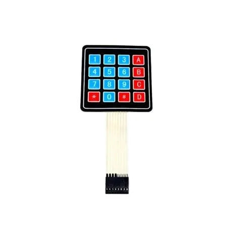 Buy Key Pad 4x4 Matrix Membrane 16 Key Keypad - SunRobotics