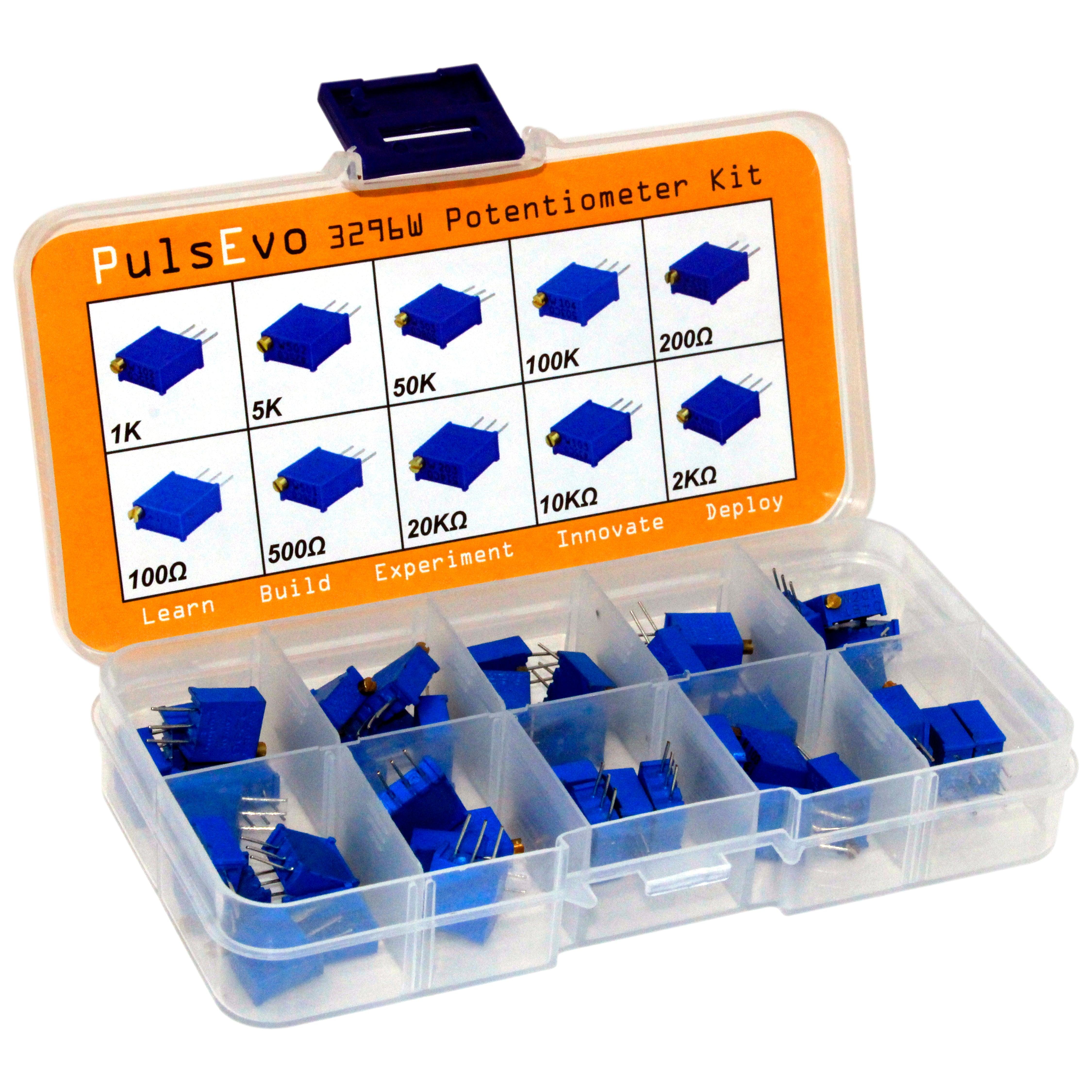 PulsEvo BOURNS 3296W Potentiometer Multi-Turn Kit(50PCS)– SunRobotics
