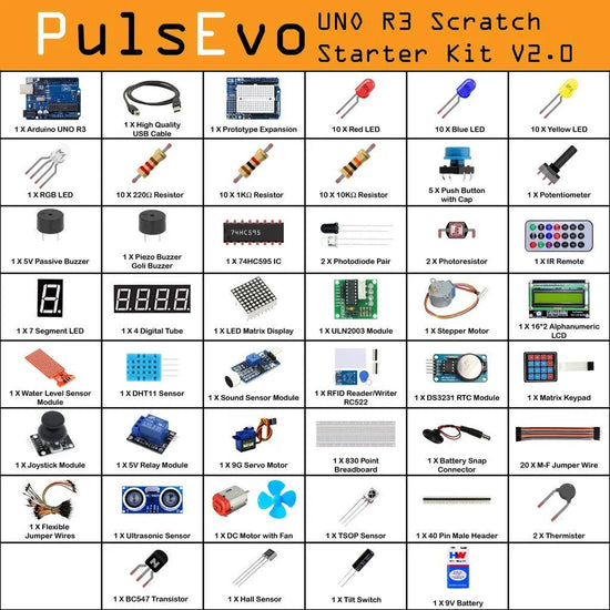 Buy Arduino Scratch Block Coding Starter Kit V2 (Age 13+) | PulsEvo ...