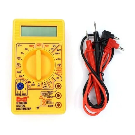 Buy Digital Multimeter Yellow DT830 Online at SunRobotics
